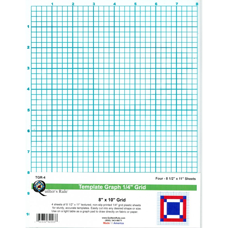 Template Graph 1/4" Grid | EE Schenck Co.