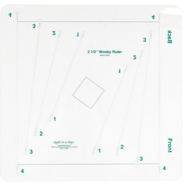 2-1/2" Strip Wonky Ruler | EE Schenck Company