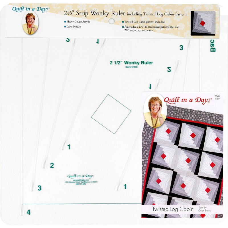 2-1/2" Strip Wonky Ruler | EE Schenck Company