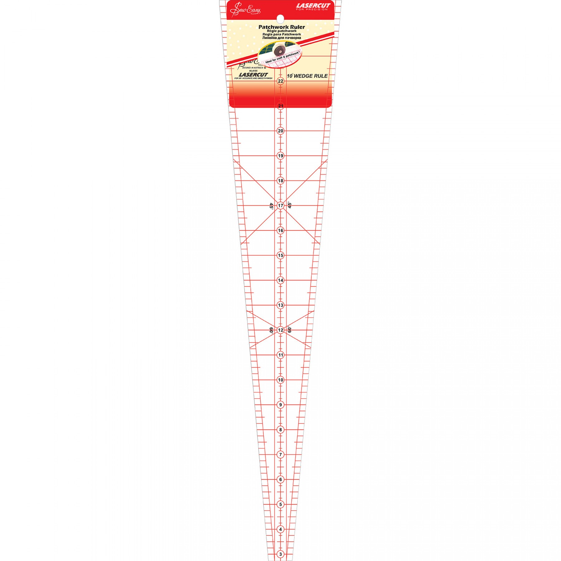 10° Wedge Ruler | EE Schenck Company