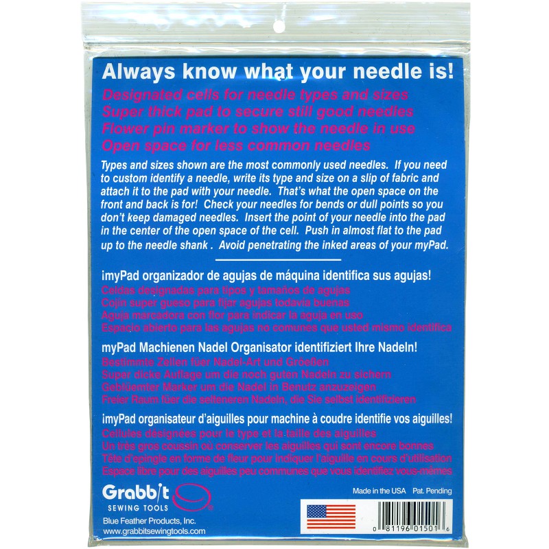 My-Pad for needles | EE Schenck Company