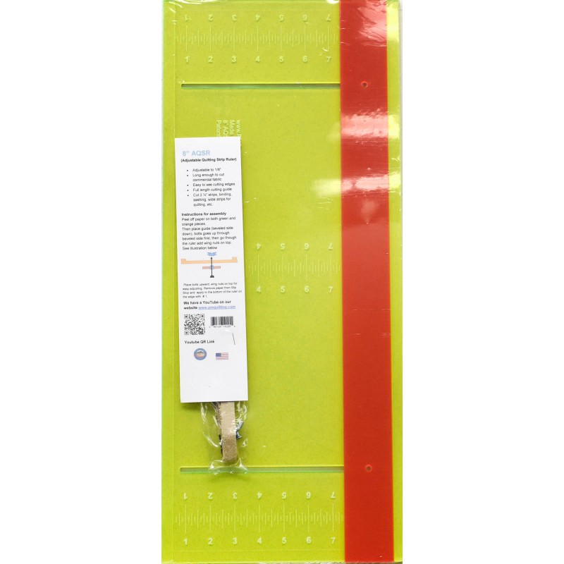 Adjustable Quilt Strip Ruler - Glow Edge | EE Schenck Co.