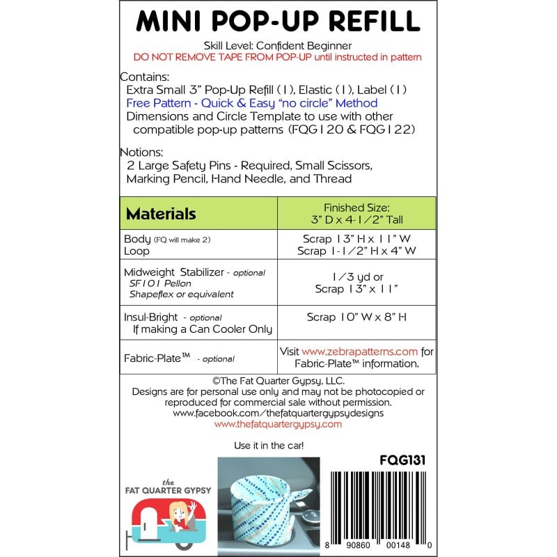 Mini Pop-Up Refill | EE Schenck Company