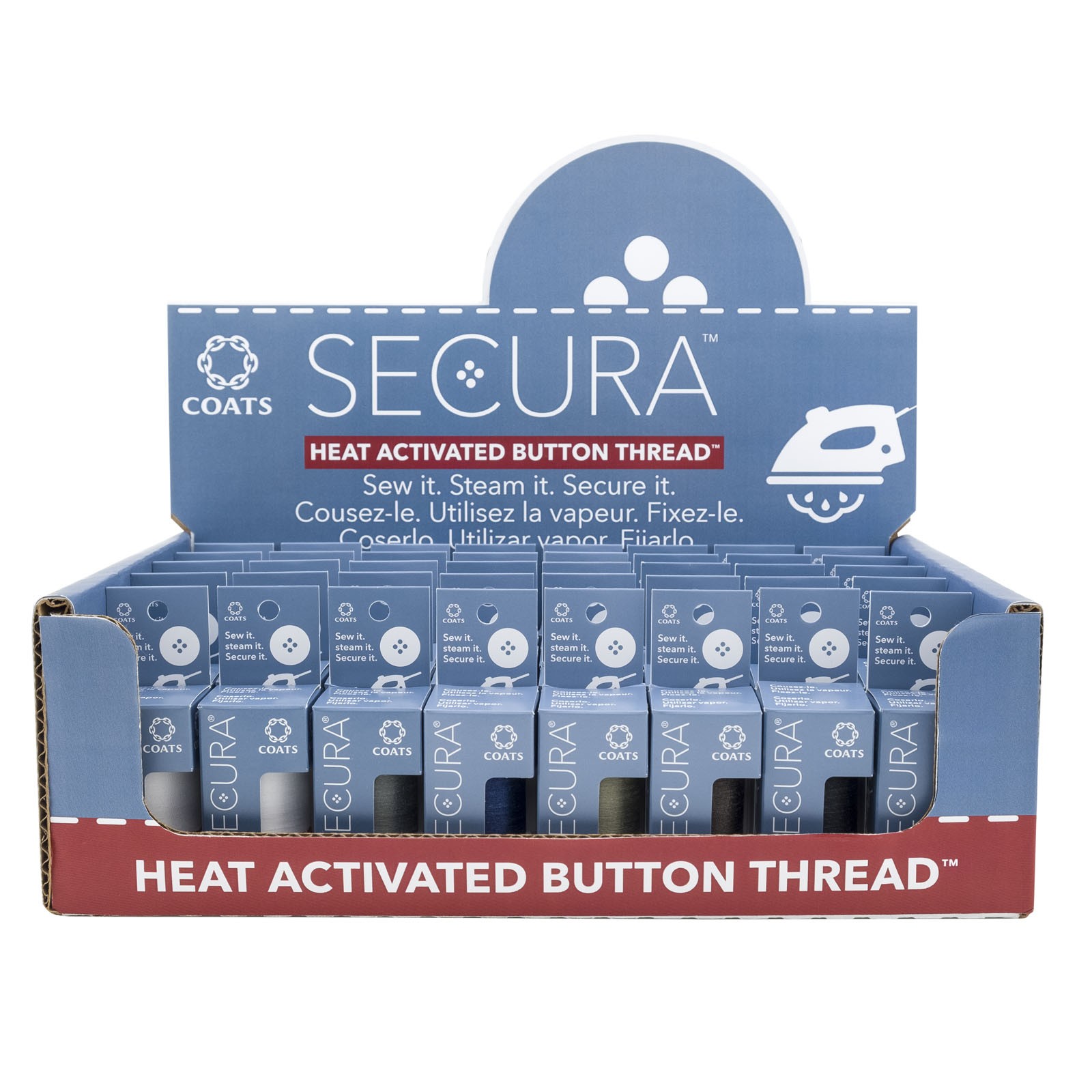Secura Heat-Activated Button Thread Assortment | EE Schenck Company