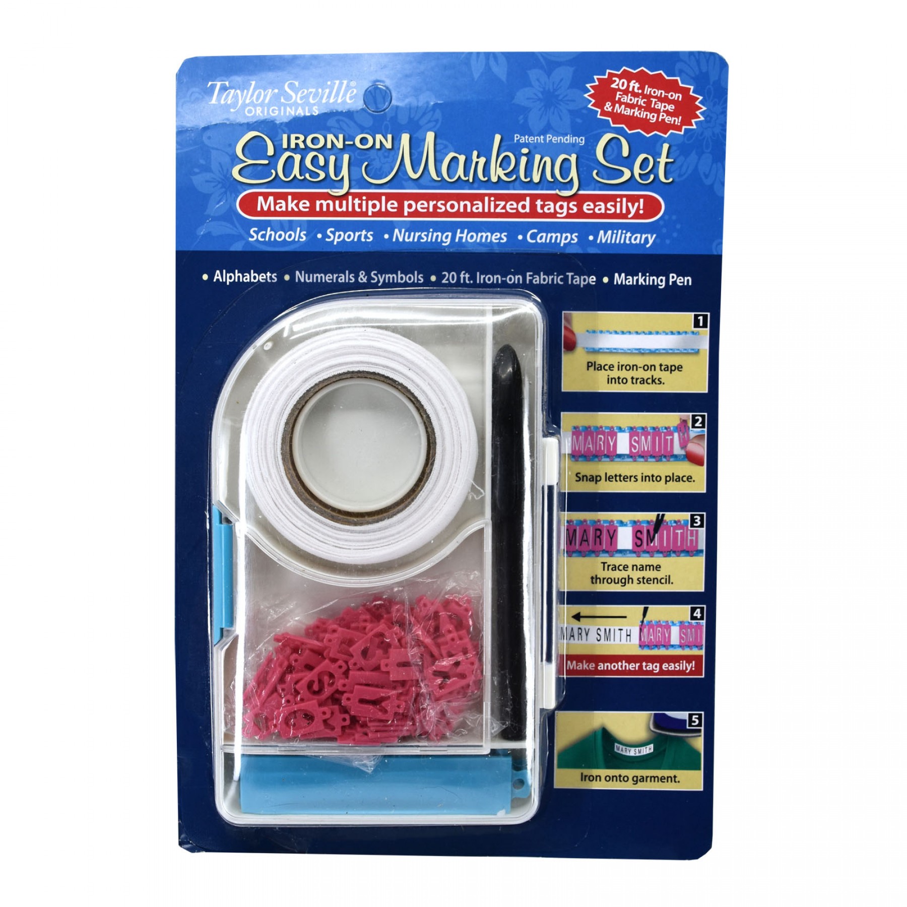 Iron On Easy Marking Set | EE Schenck Company
