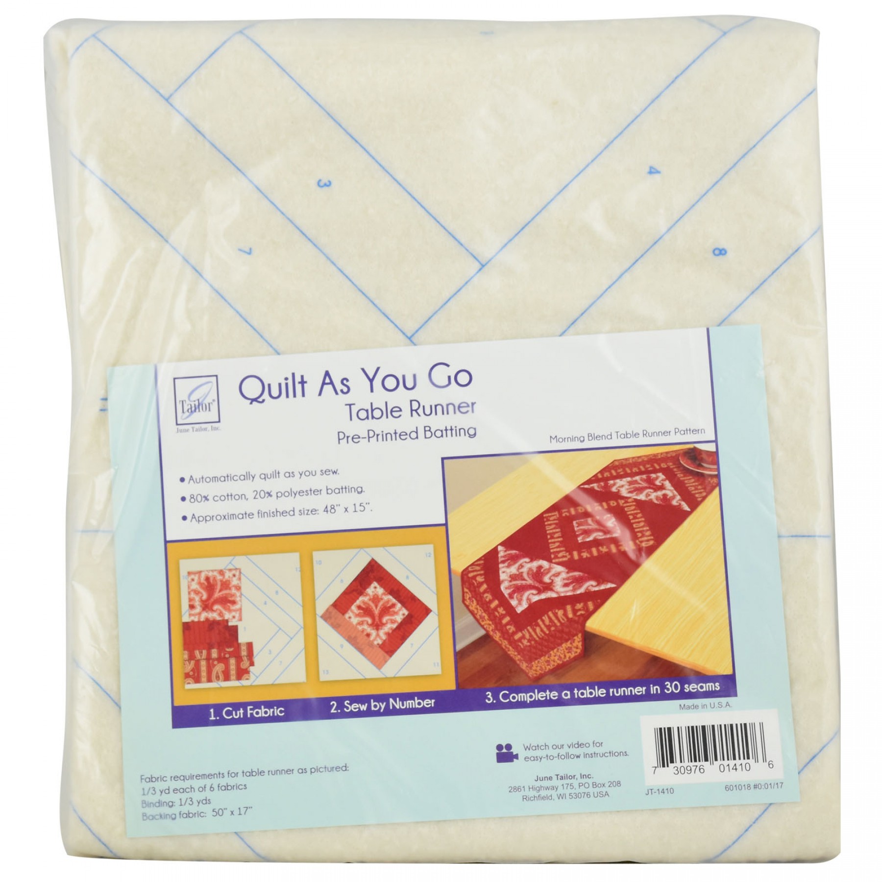 Quilt As You Go Pre-Printed Batting | EE Schenck Company