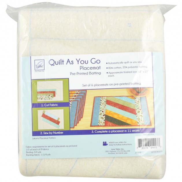 Quilt As You Go Pre-Printed Batting | EE Schenck Company