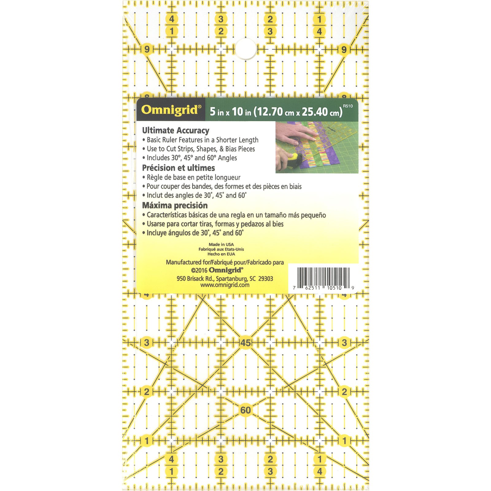 Omnigrid Ruler with Angles | EE Schenck Company