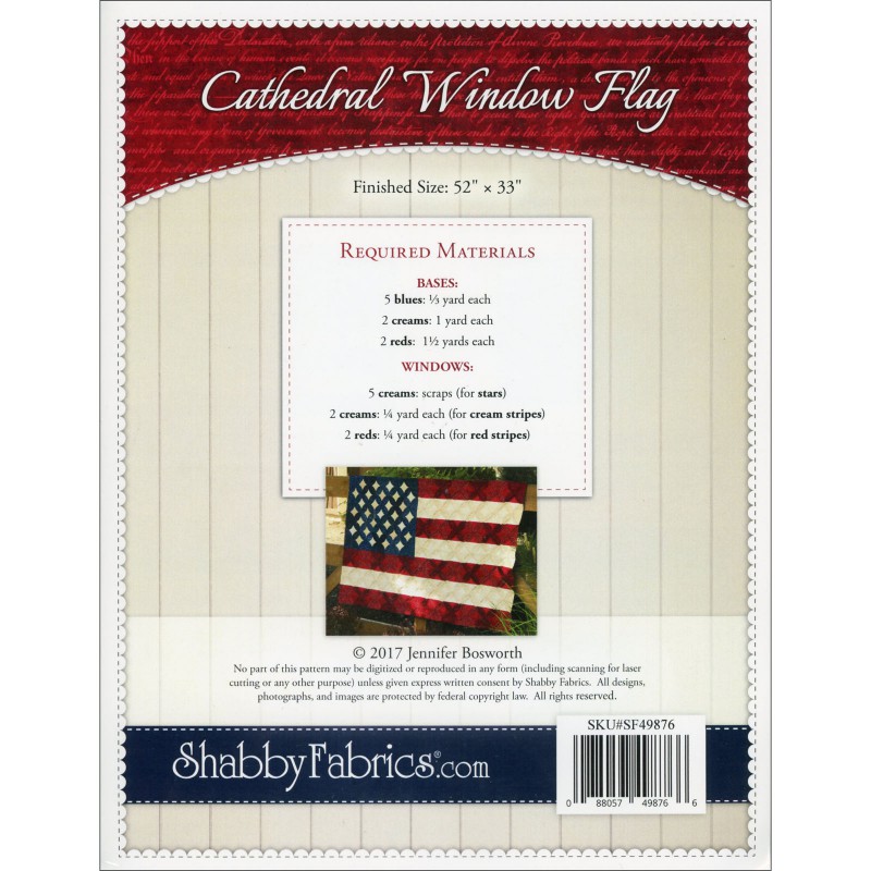 Cathedral Window Flag | EE Schenck Company