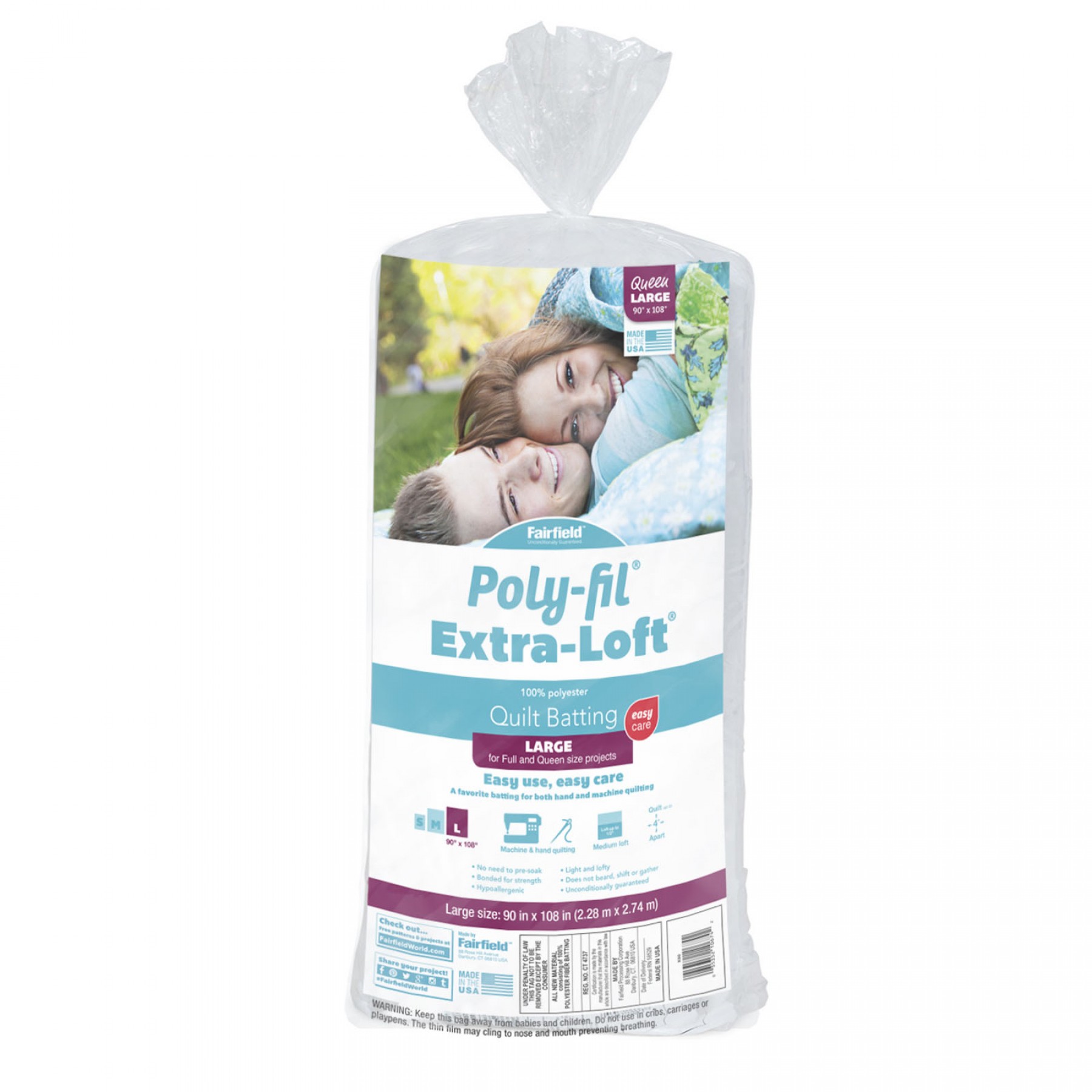 Poly-fil® Extra-Loft Batting | EE Schenck Company