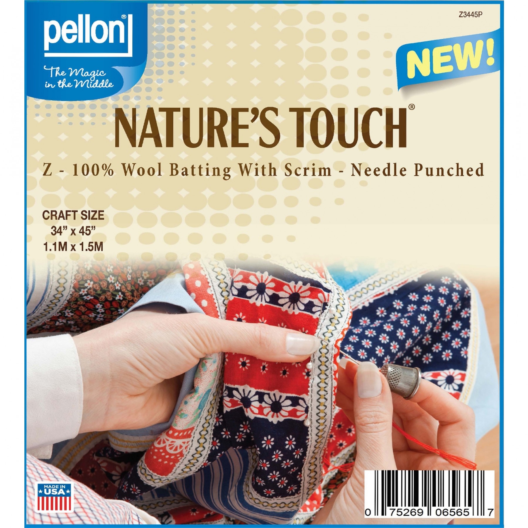 Nature's Touch 100% Wool Batting with Scrim | EE Schenck Company